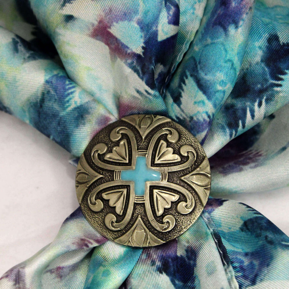 Western Scarf Slides and Rings for Cowboy Silk Scarves – Cattle Kate