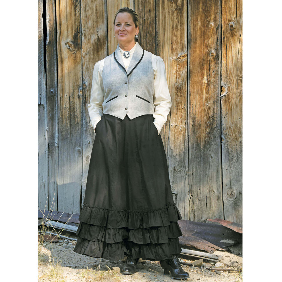 Long Ruffle Western Women's Skirt Made in USA – Cattle Kate