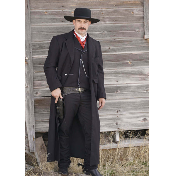 Men's Western Wyatt Earp Tombstone Frock Coat USA – Cattle Kate