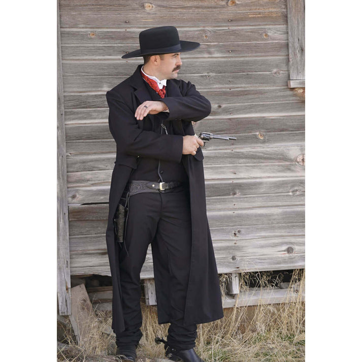 Men's Western Wyatt Earp Tombstone Frock Coat USA – Cattle Kate